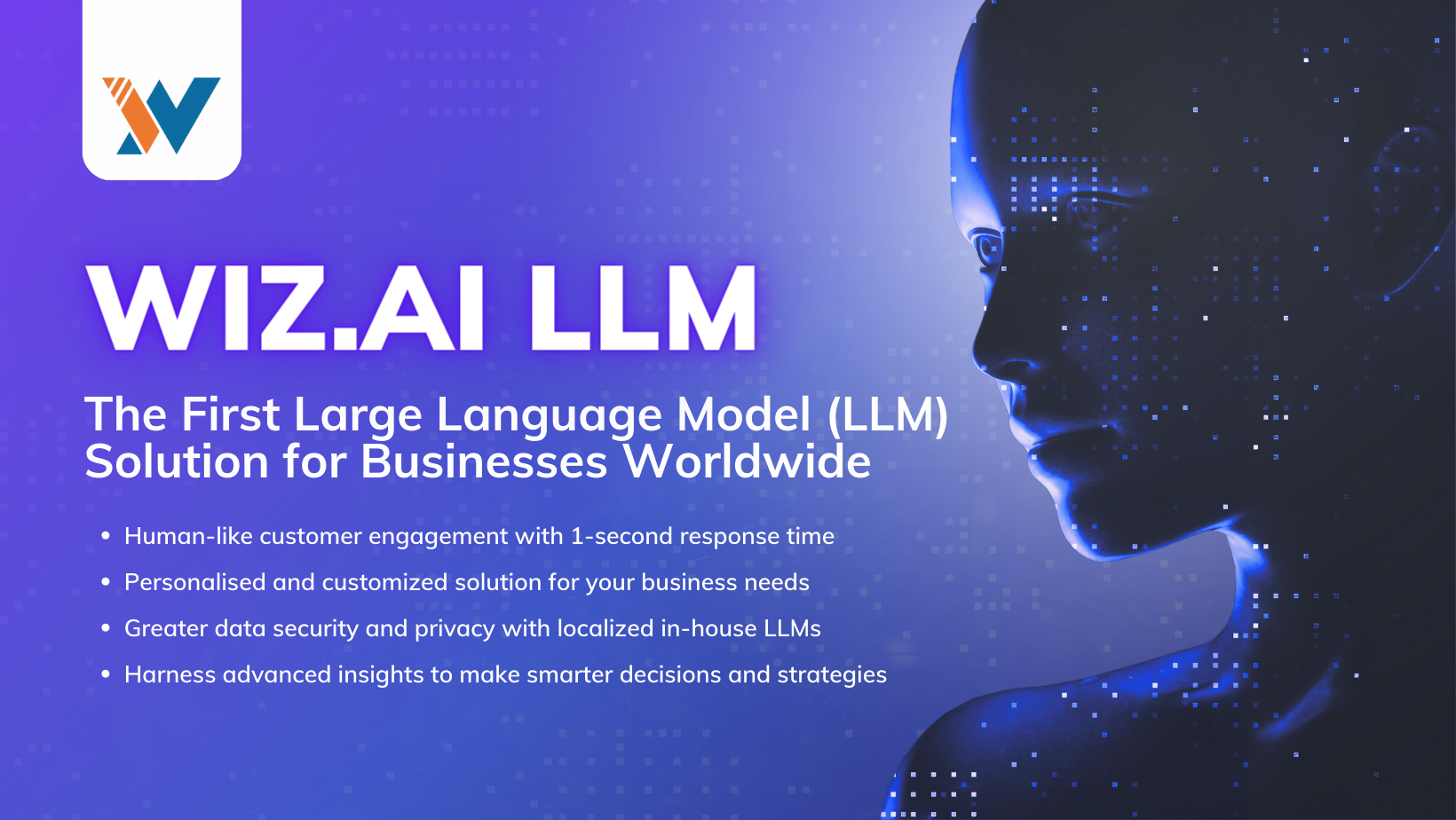WIZ.AI launches its groundbreaking Large Language Model for business verticals - WIZ AI